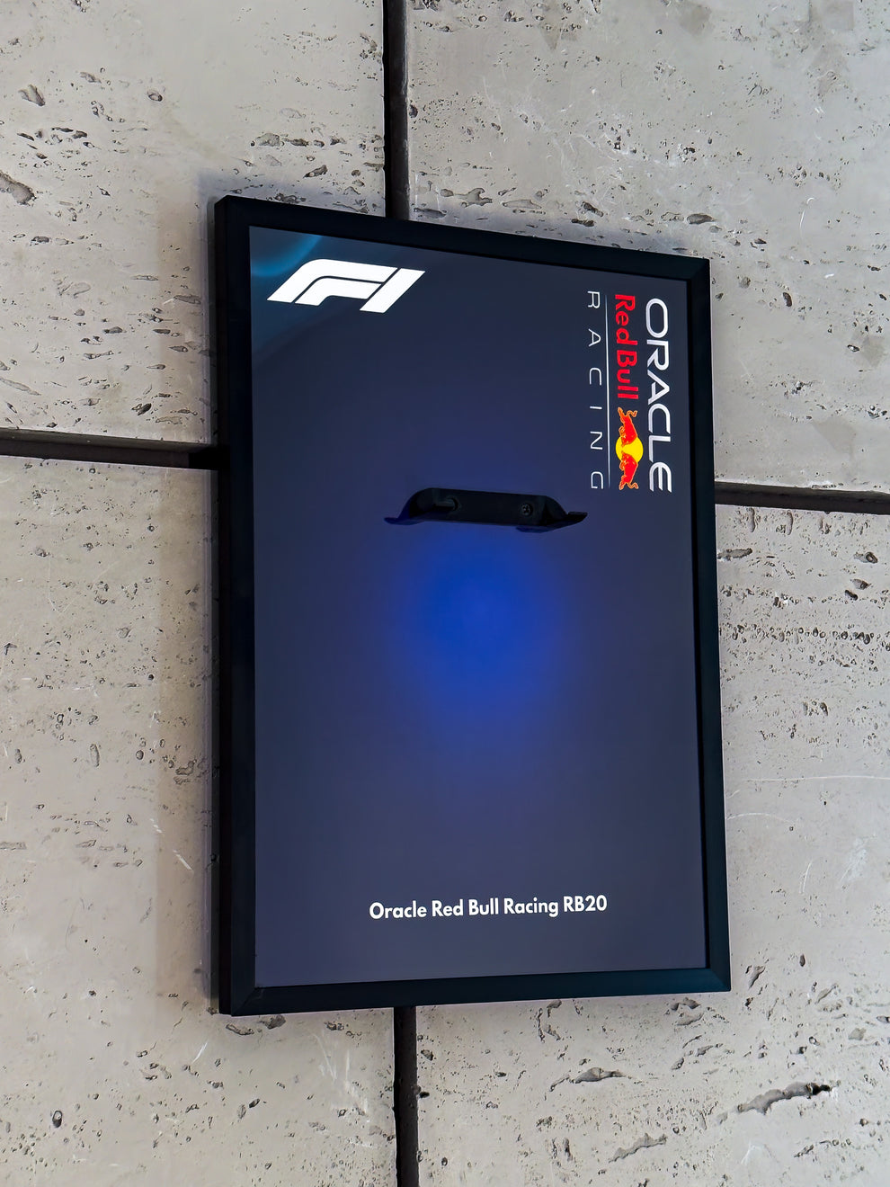DisplayFrame F1 Oracle Redbull Racing 21x30cm – BrickFrame.Store